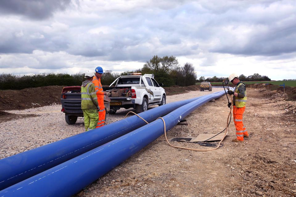 Utility corridor – Alconbury Weald - Urban&Civic