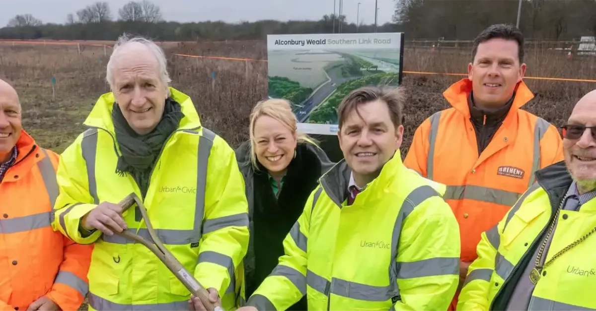 Southern Link Road begins - Urban&Civic